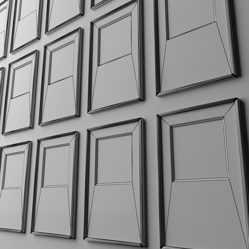 Frame10 3x5 Quad 21 3D Model CGTrader