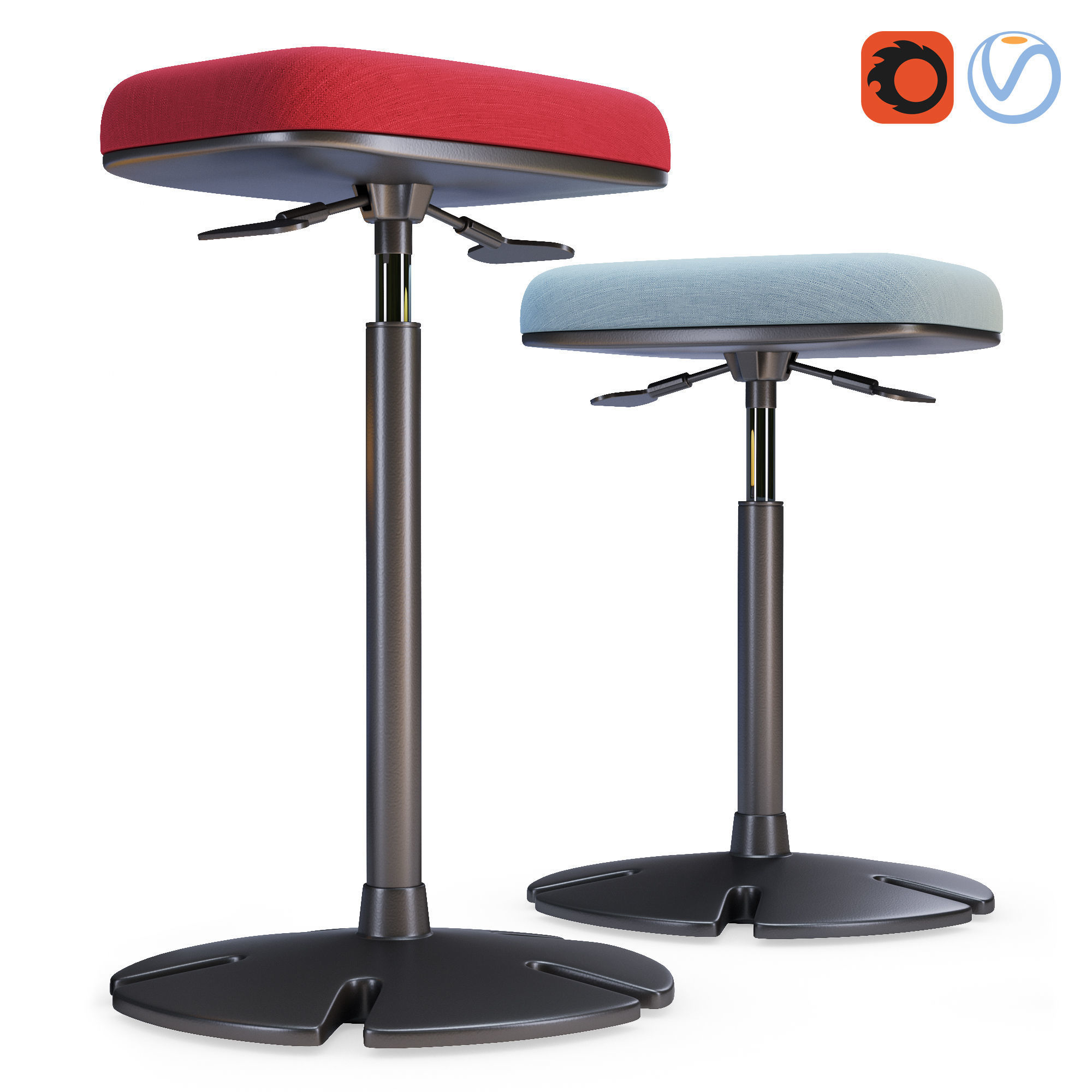 Steelcase - B-Free Sit Stand 3D model | CGTrader