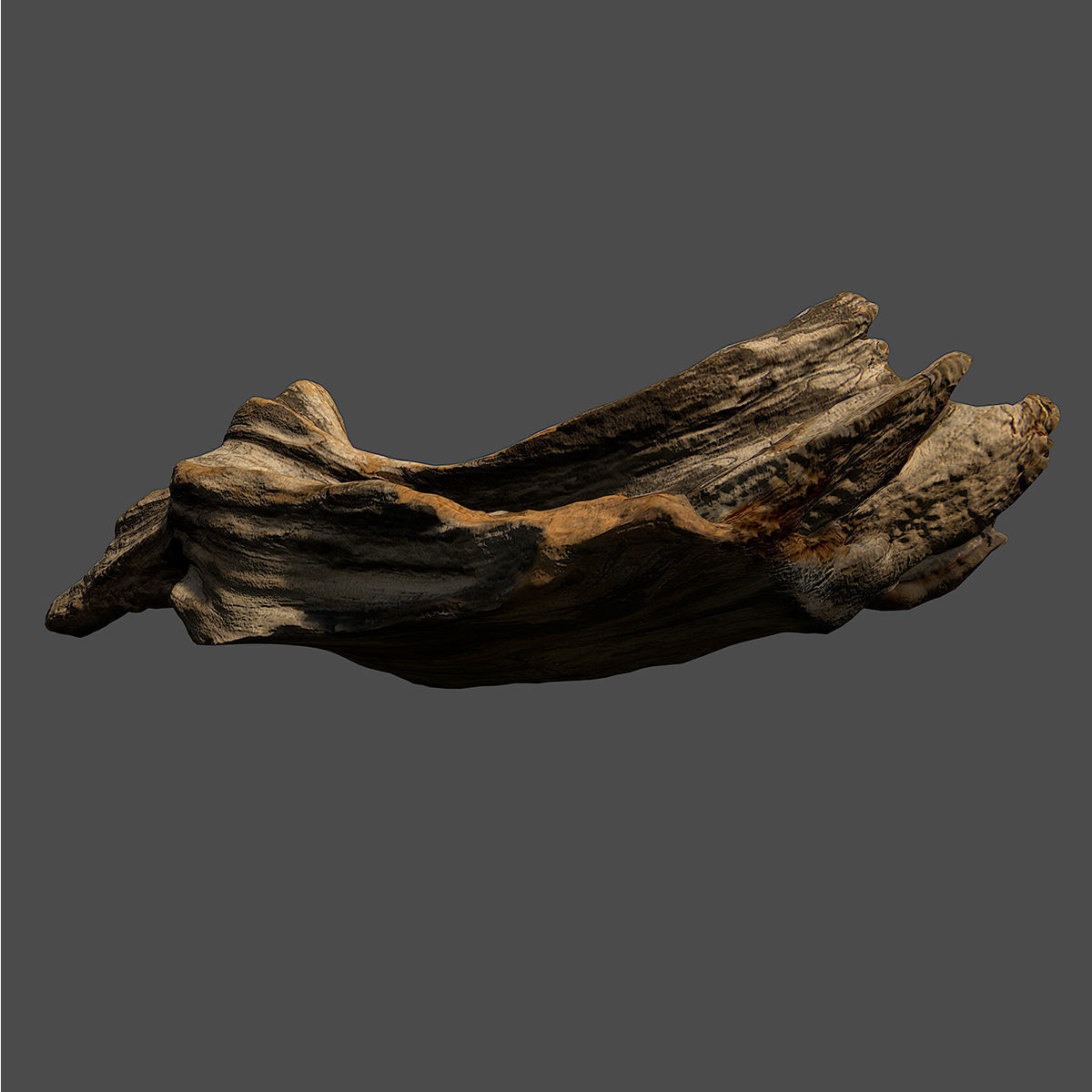 3D model Wooden Snag VR / AR / low-poly | CGTrader