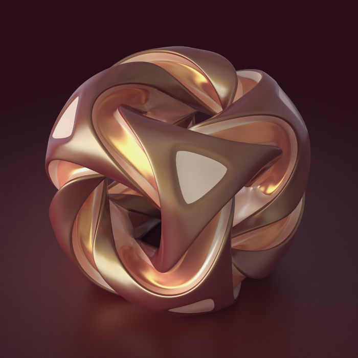 complex shape 3D model | CGTrader