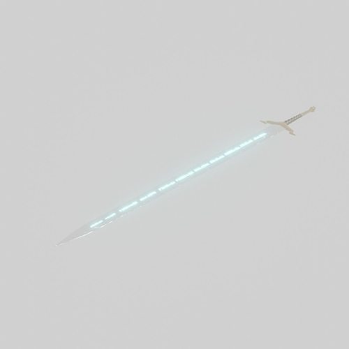3D model Mighty Sword VR / AR / low-poly | CGTrader