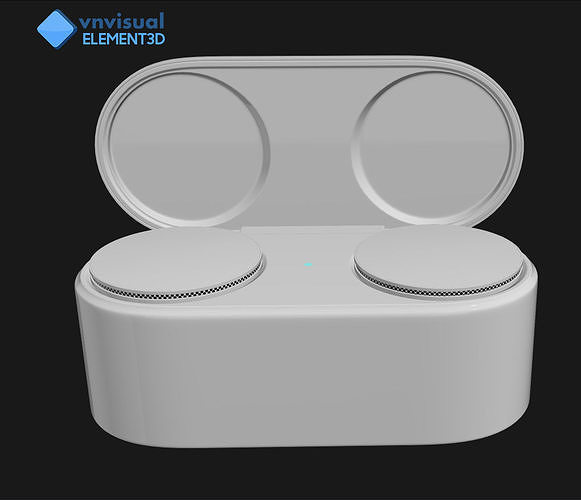 E3D - Microsoft Surface Earbuds 3D model | CGTrader