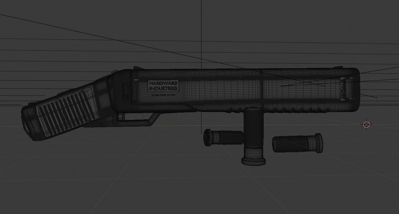 Shotgun DX-12 3D model | CGTrader