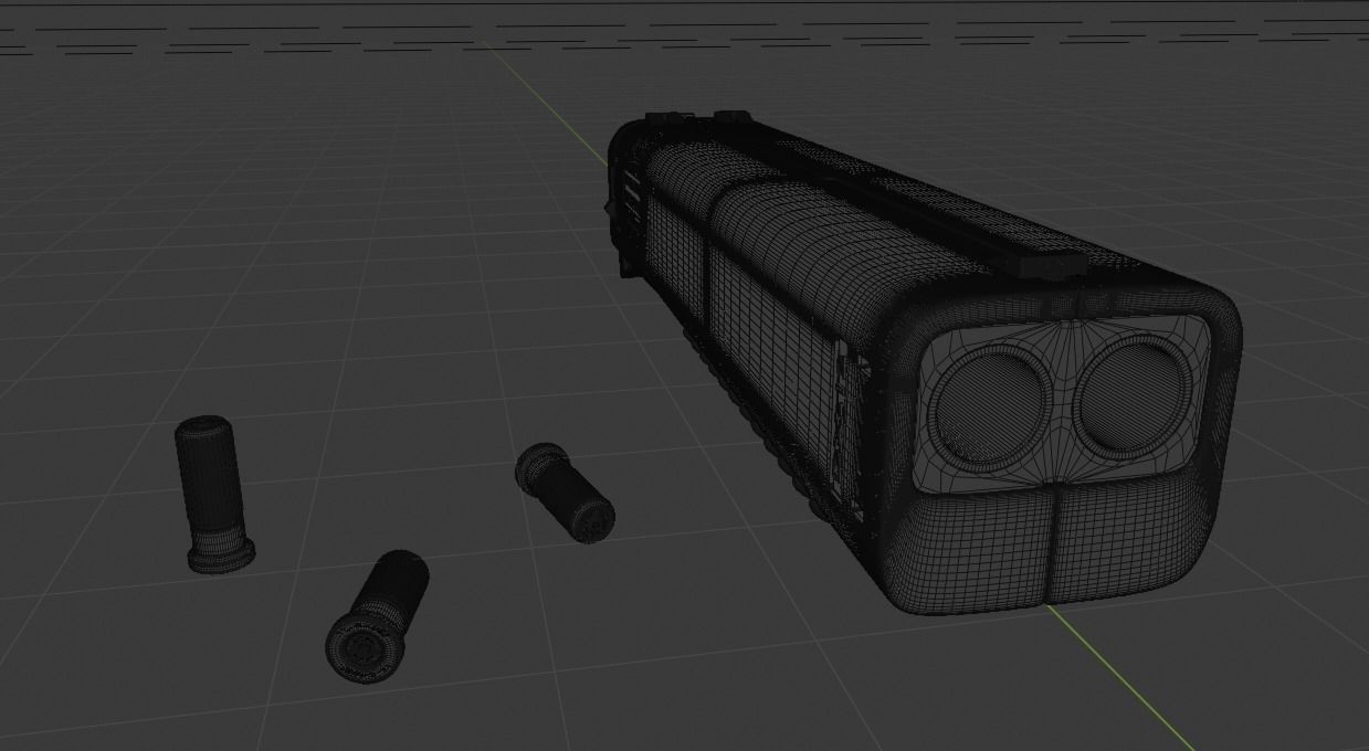 Shotgun DX-12 3D model | CGTrader