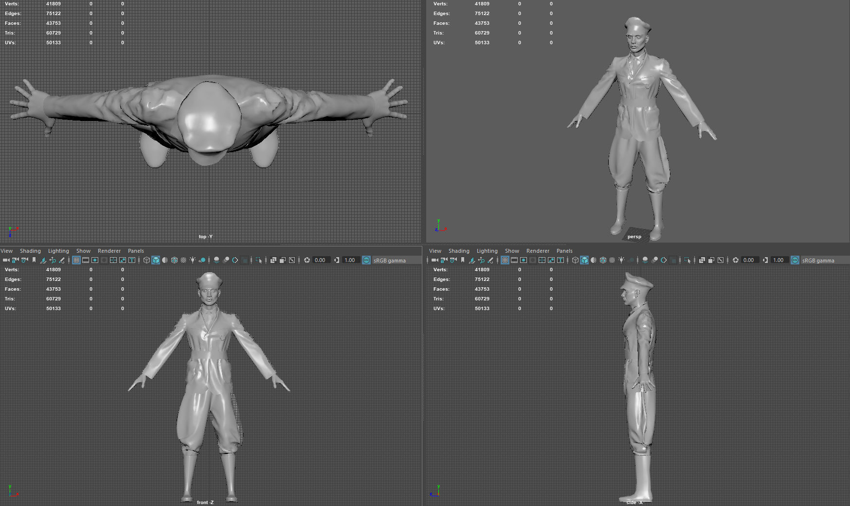 GERMAN SS OFFICER 3D model | CGTrader