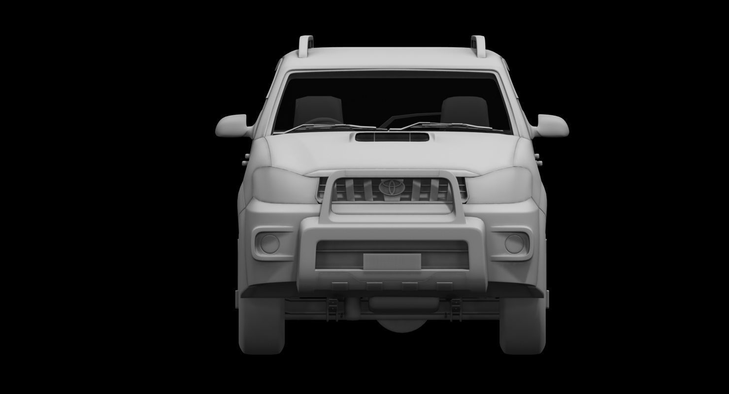 toyota fortuner car 3d model 3D model | CGTrader