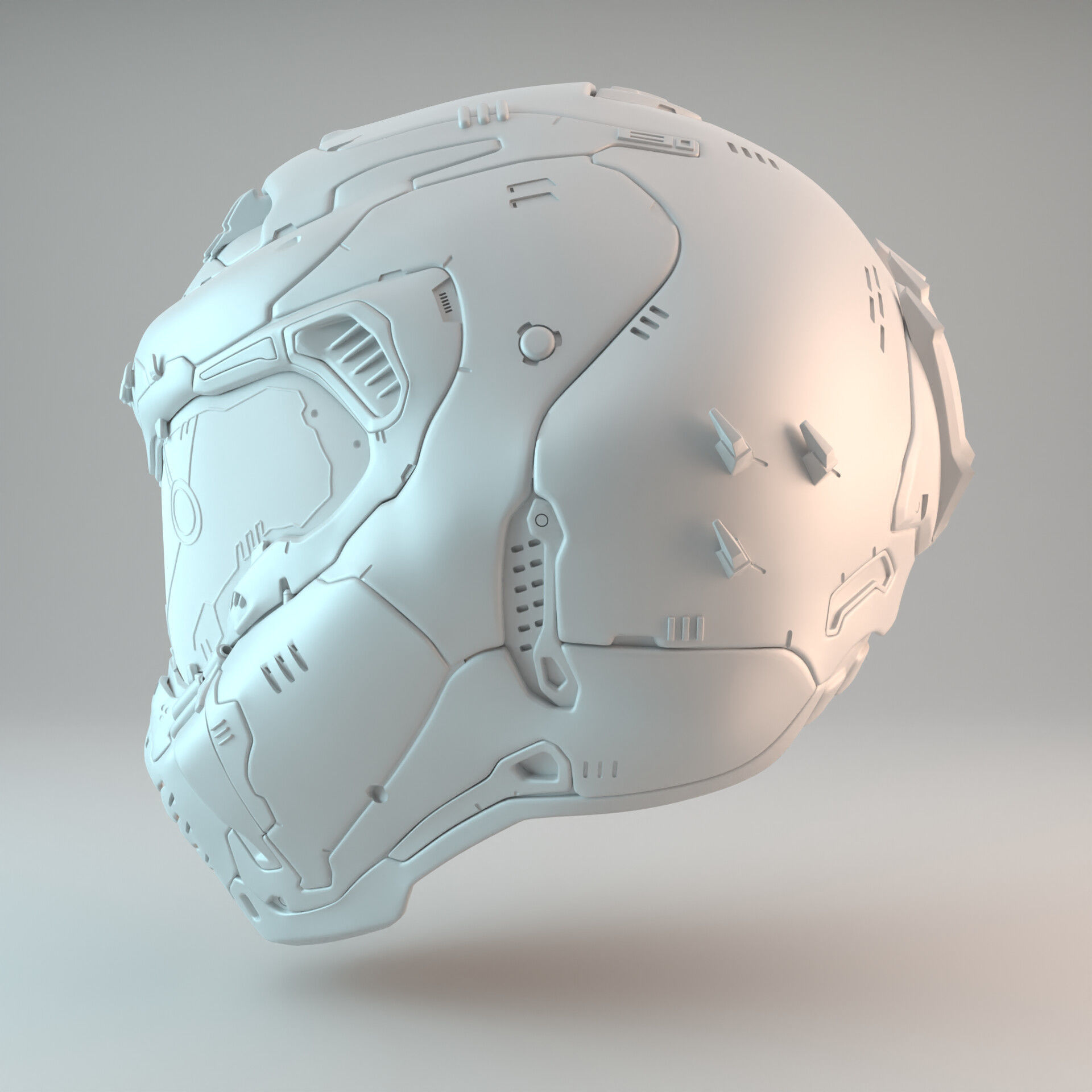 Doom Eternal Slayer Helmet 3D model 3D printable | CGTrader