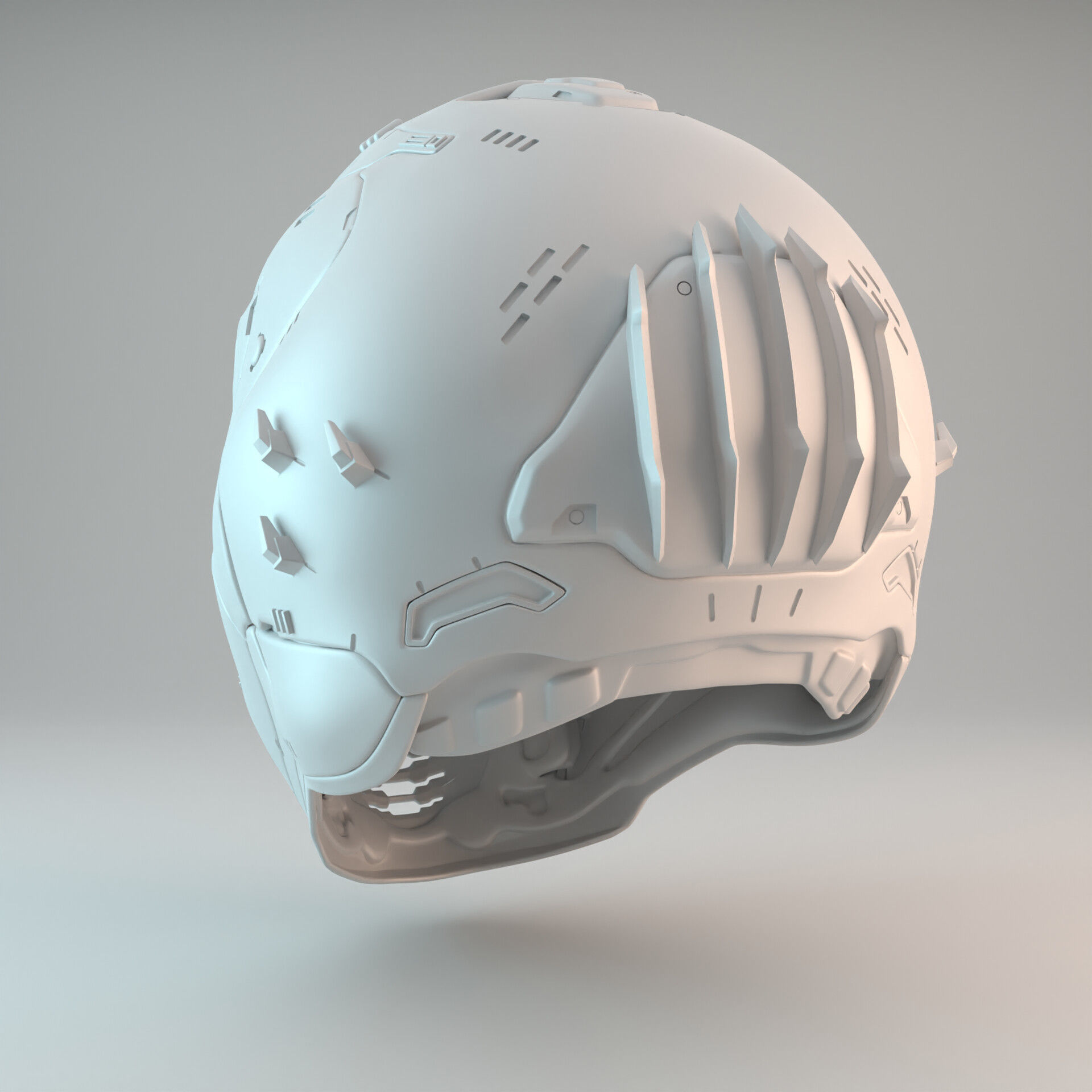 Doom Eternal Slayer Helmet 3D model 3D printable | CGTrader