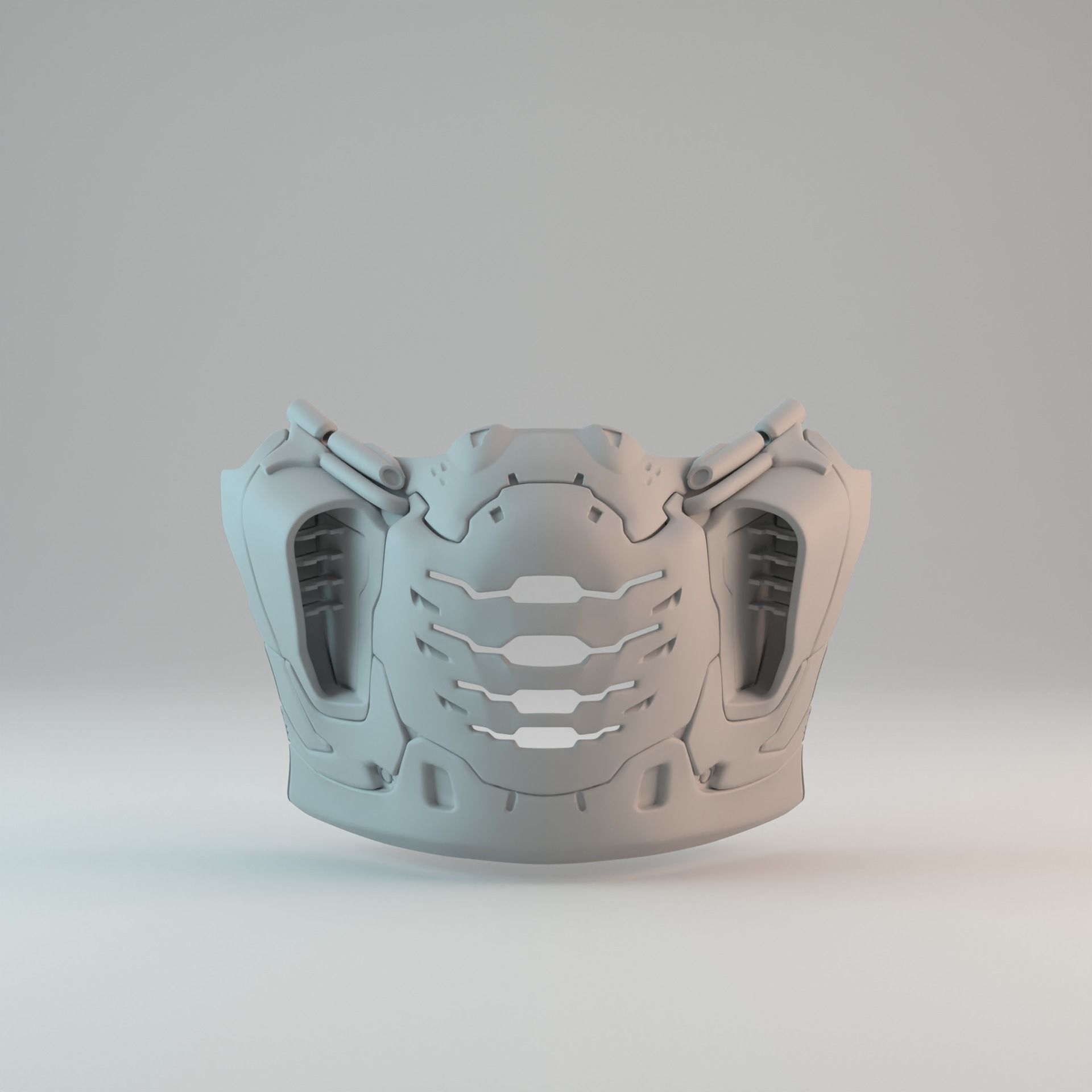 COVID-19 Doom Slayer Doom Eternal Medical Mask free 3D model 3D ...