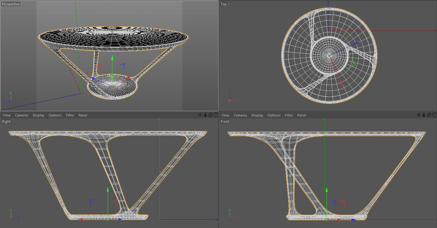 Ora Ito dinning table 3D model | CGTrader