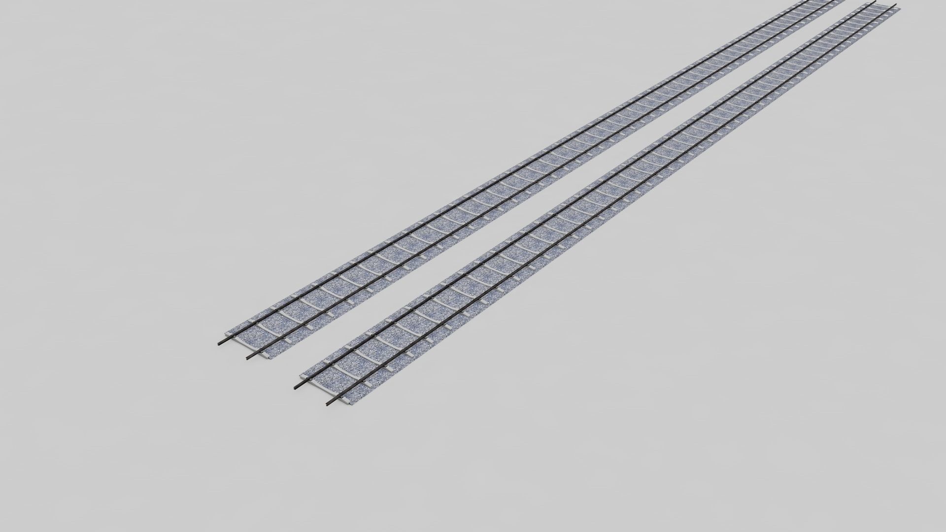 Realistic Railroad Module Set 3D model | CGTrader