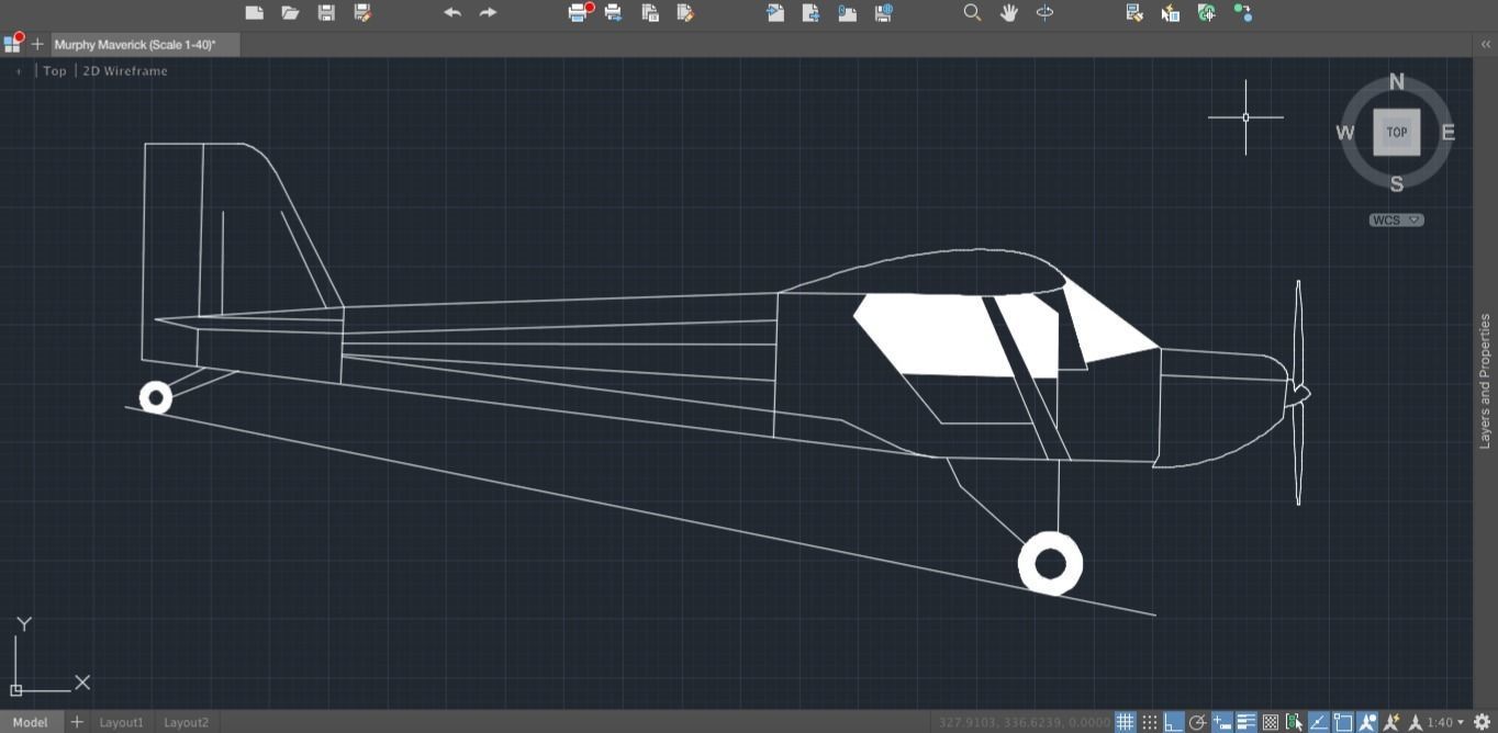 2D Murphy Maverick Aircraft 3D model | CGTrader
