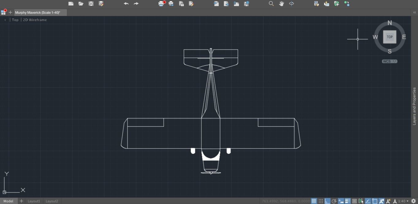 2D Murphy Maverick Aircraft 3D model | CGTrader