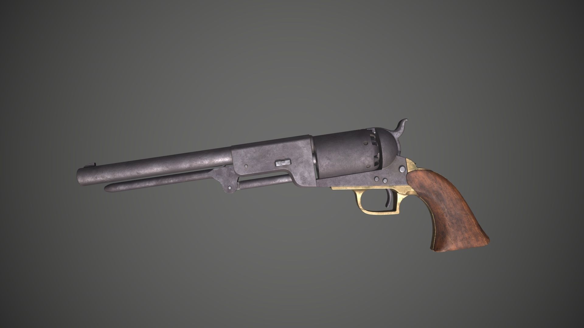 Gun Box COLT WALKER MODEL 1847 3D model | CGTrader