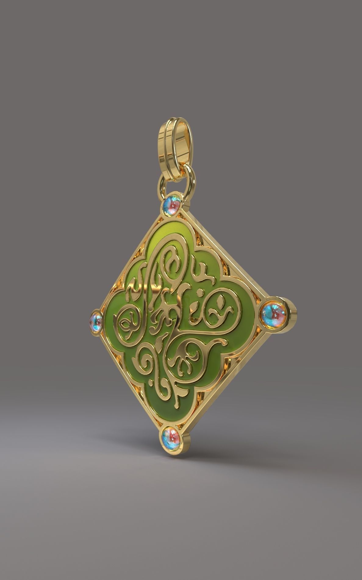 Triss Merigold Necklace 3D model 3D printable | CGTrader