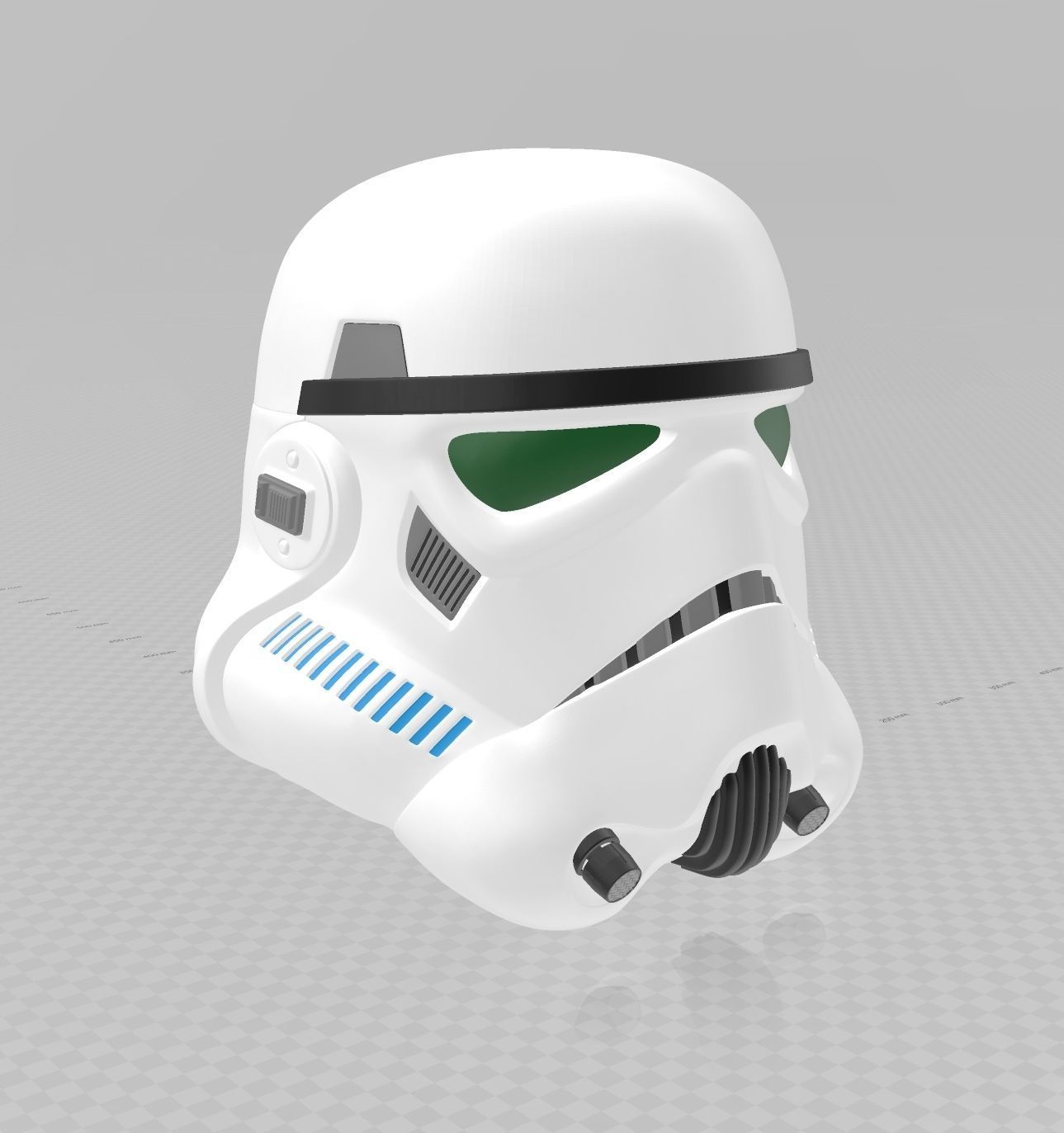 Star Wars Rogue One TK First Imperial Stormtrooper Helmet 3D model 3D ...