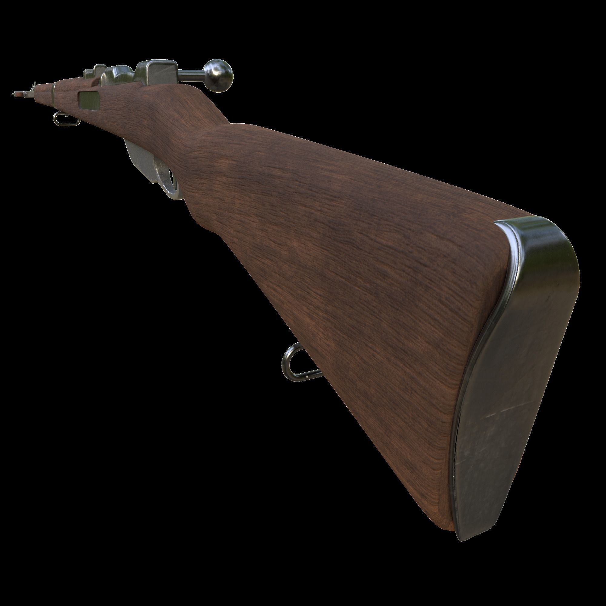 3D model HISTORIC MANNLICHER M1985 GUN VR / AR / low-poly | CGTrader