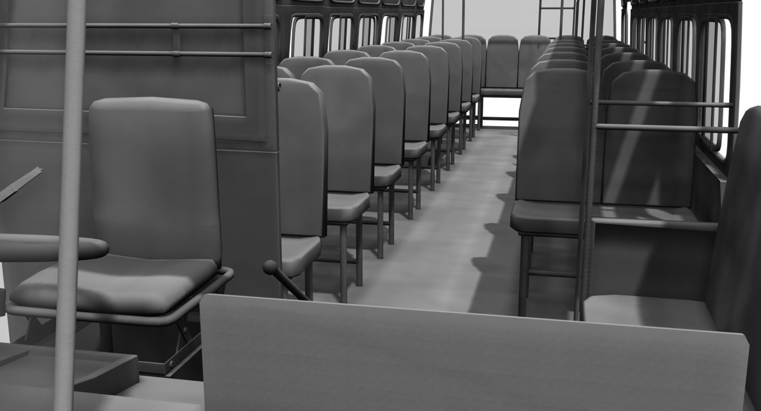 bus india detail 3d model 3D model | CGTrader