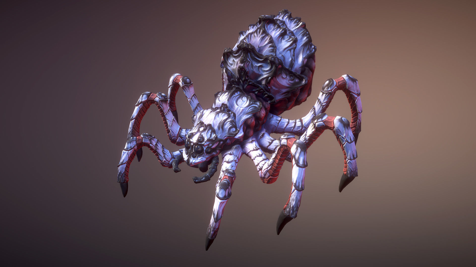 3D model Spiders pack VR / AR / low-poly animated | CGTrader
