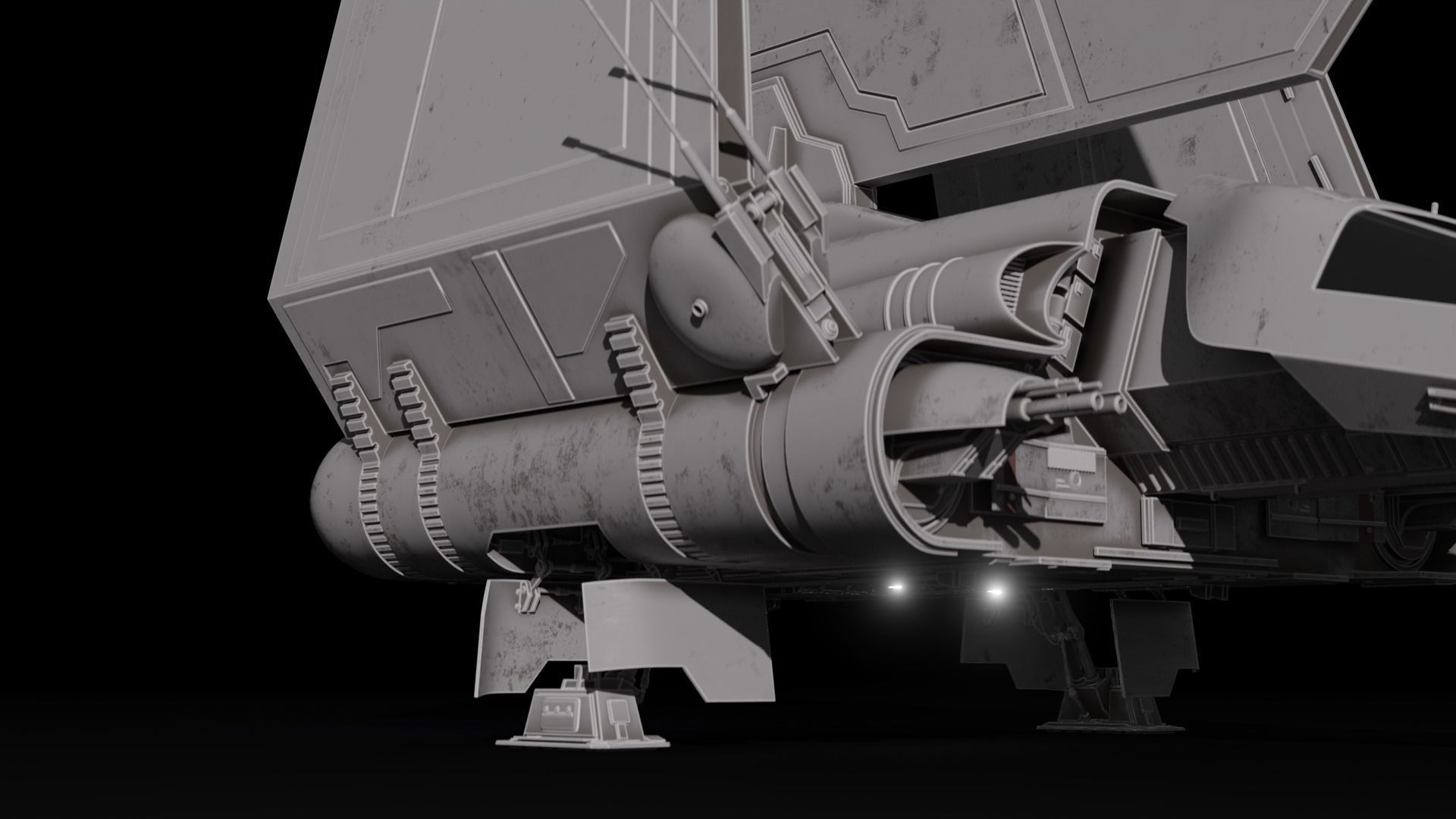 Lambda Shuttle 3D model animated rigged | CGTrader