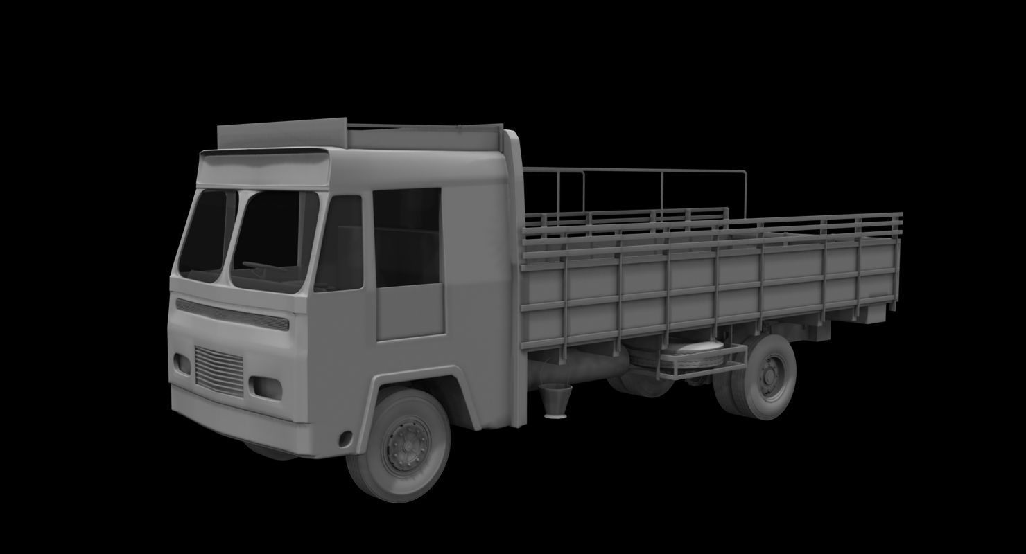 lorry 3d model train 3D model | CGTrader