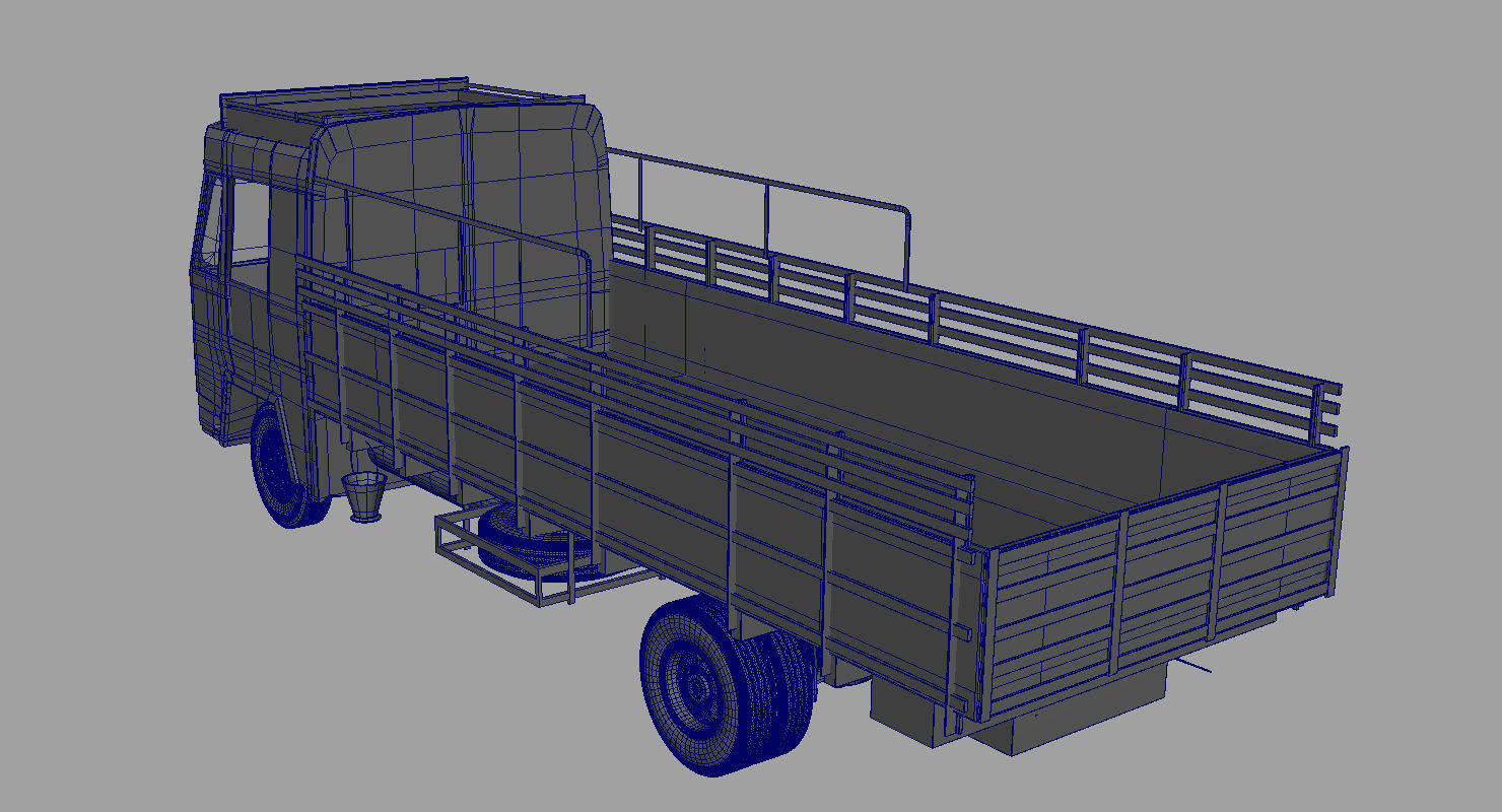 lorry 3d model train 3D model | CGTrader