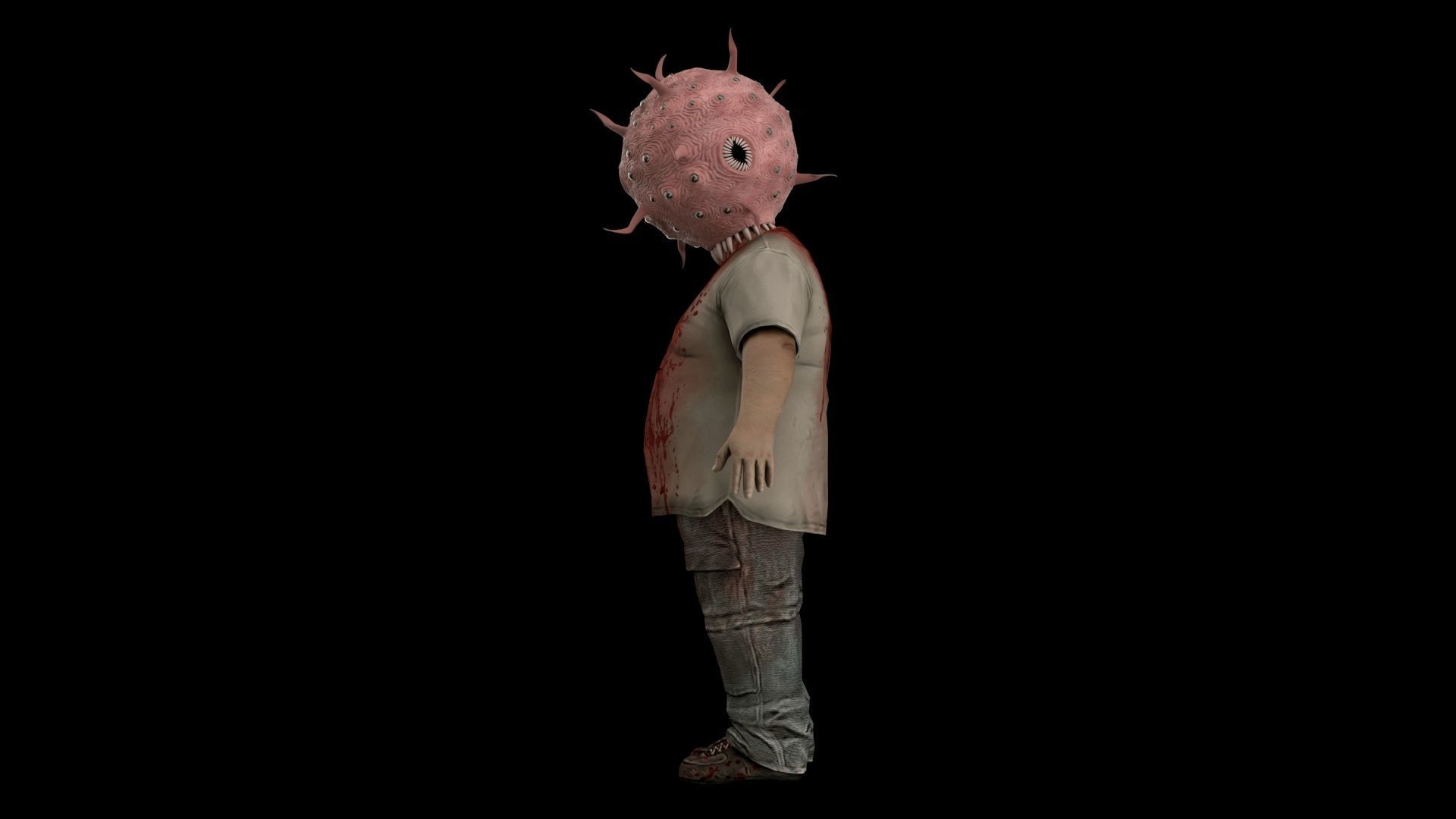 3D model Coronavirus Zombie Covid19 Monster Scary Horror Dead Man ...
