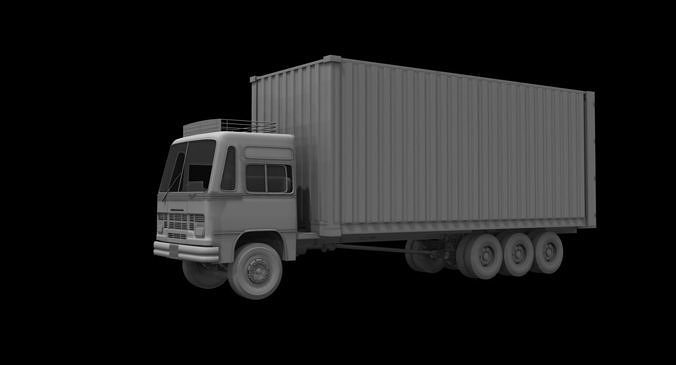 lorry Truck 3d model 3D model | CGTrader