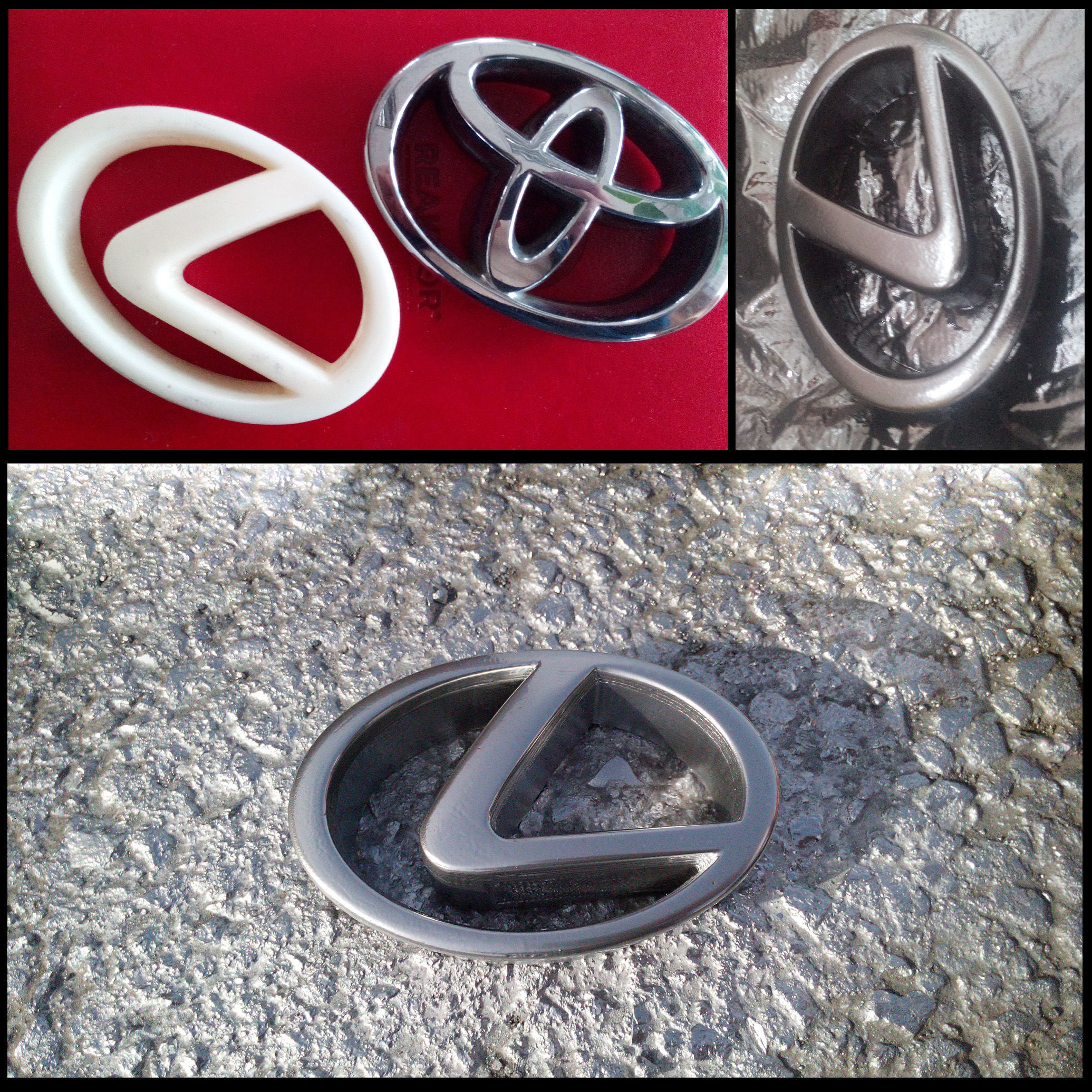 Lexus GS300 front grille logo 3D model 3D printable | CGTrader