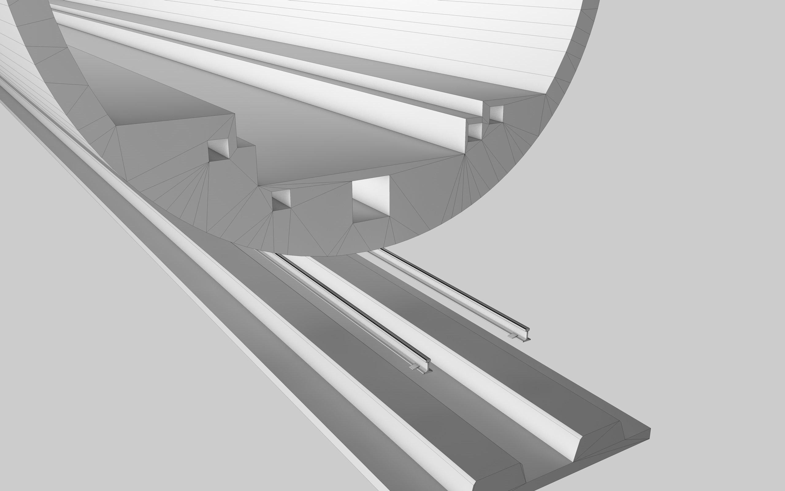 3D model SUBWAY AND TRAIN TUNNEL DESIGN VR / AR / low-poly | CGTrader