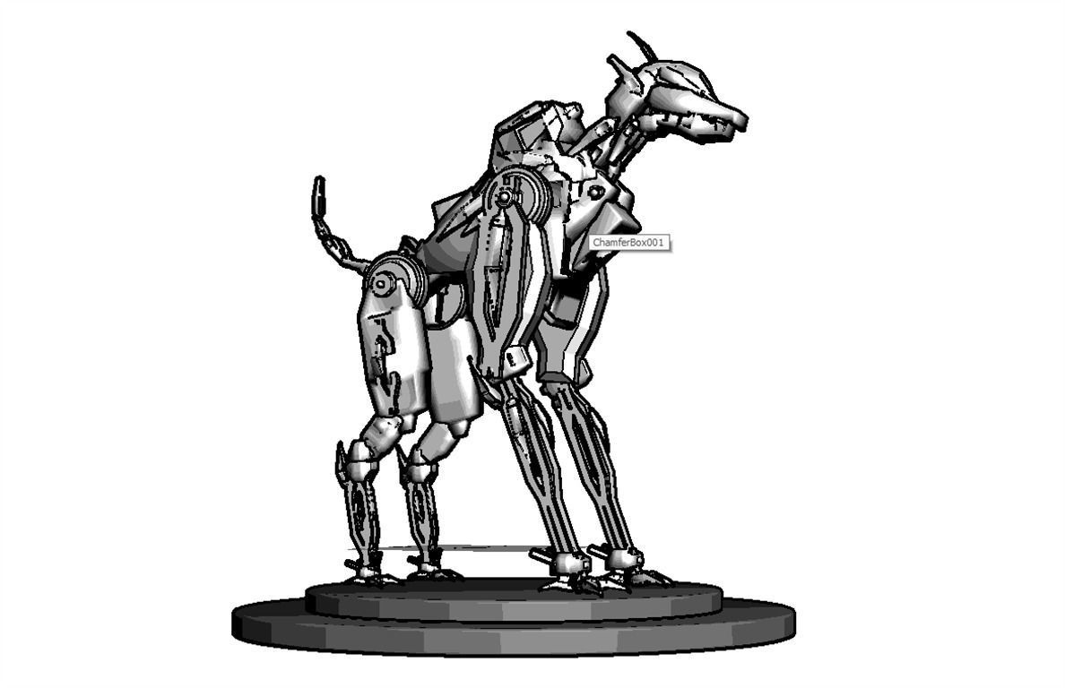 ZOID DOG ROBO 3D model 3D printable | CGTrader