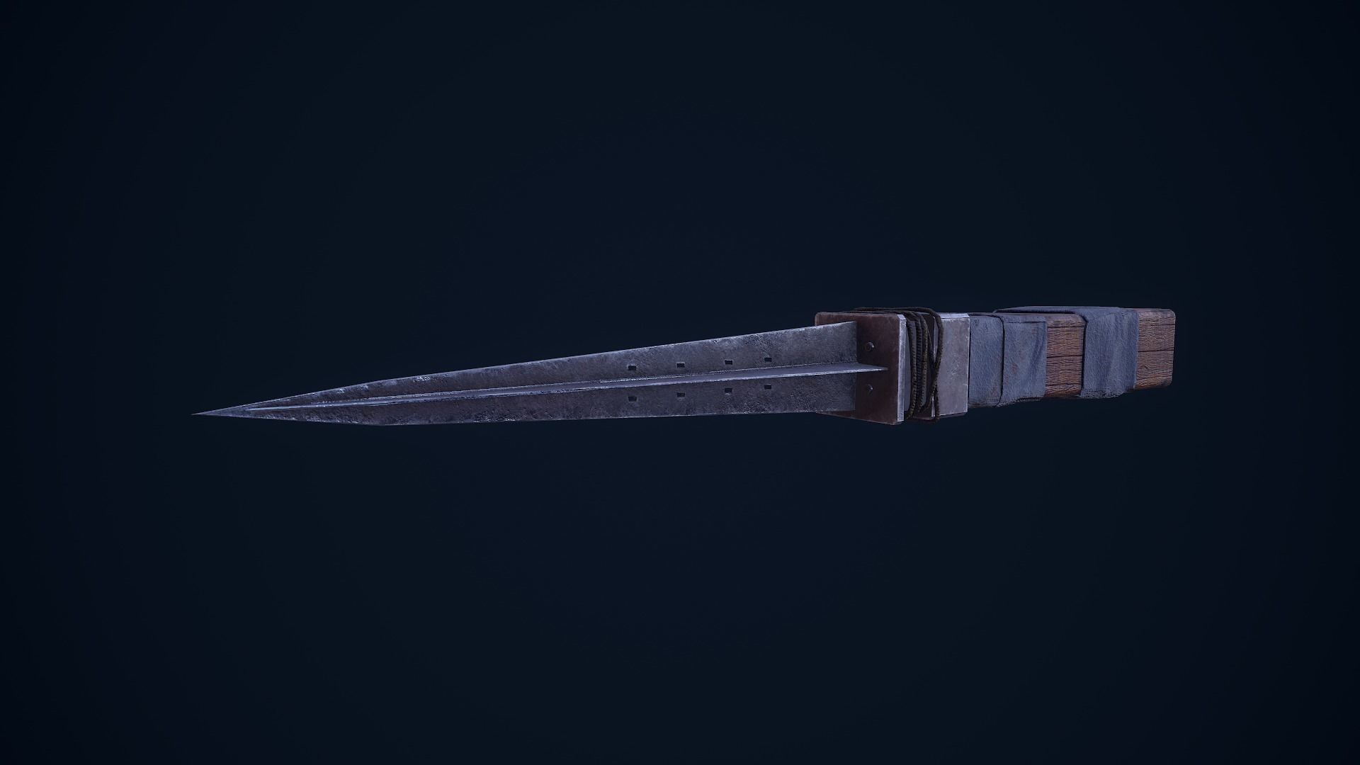 3D model Knife - Shiv VR / AR / low-poly | CGTrader