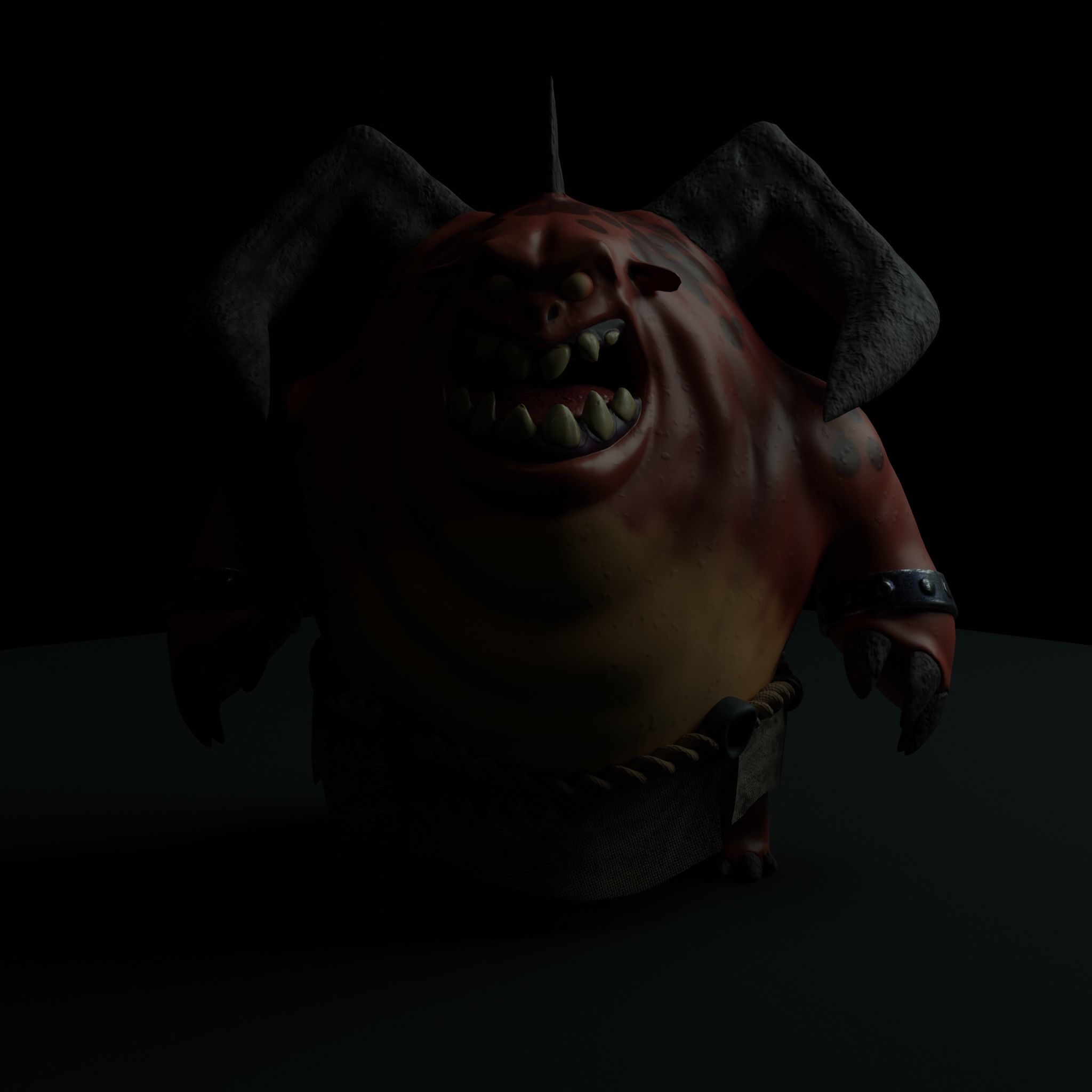 3D model The Fiend VR / AR / low-poly | CGTrader