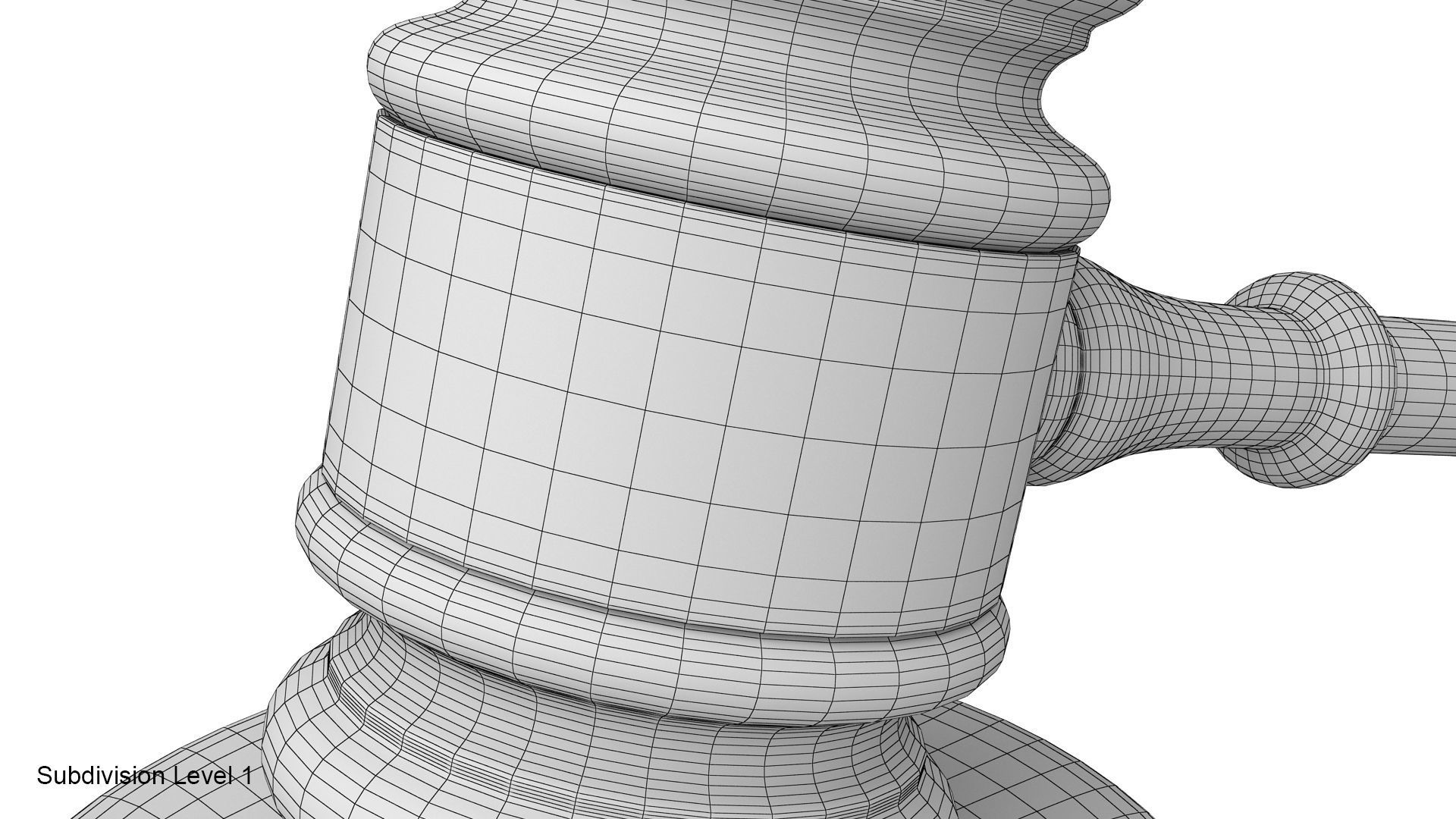 Judge Gavel 3D model | CGTrader