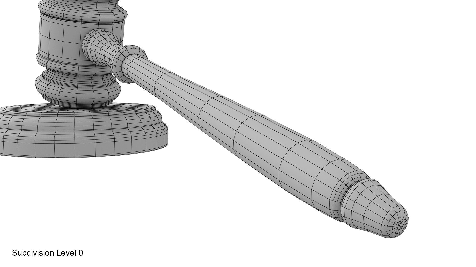 Judge Gavel 3D model | CGTrader