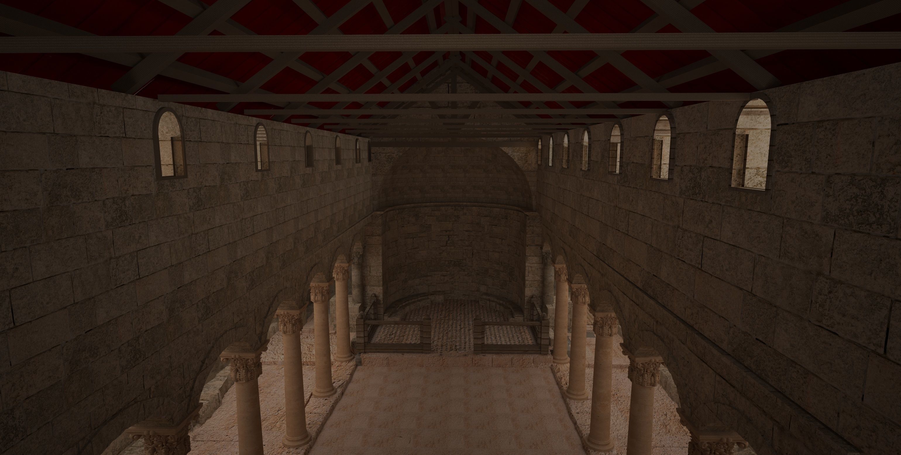 3D monastery | CGTrader