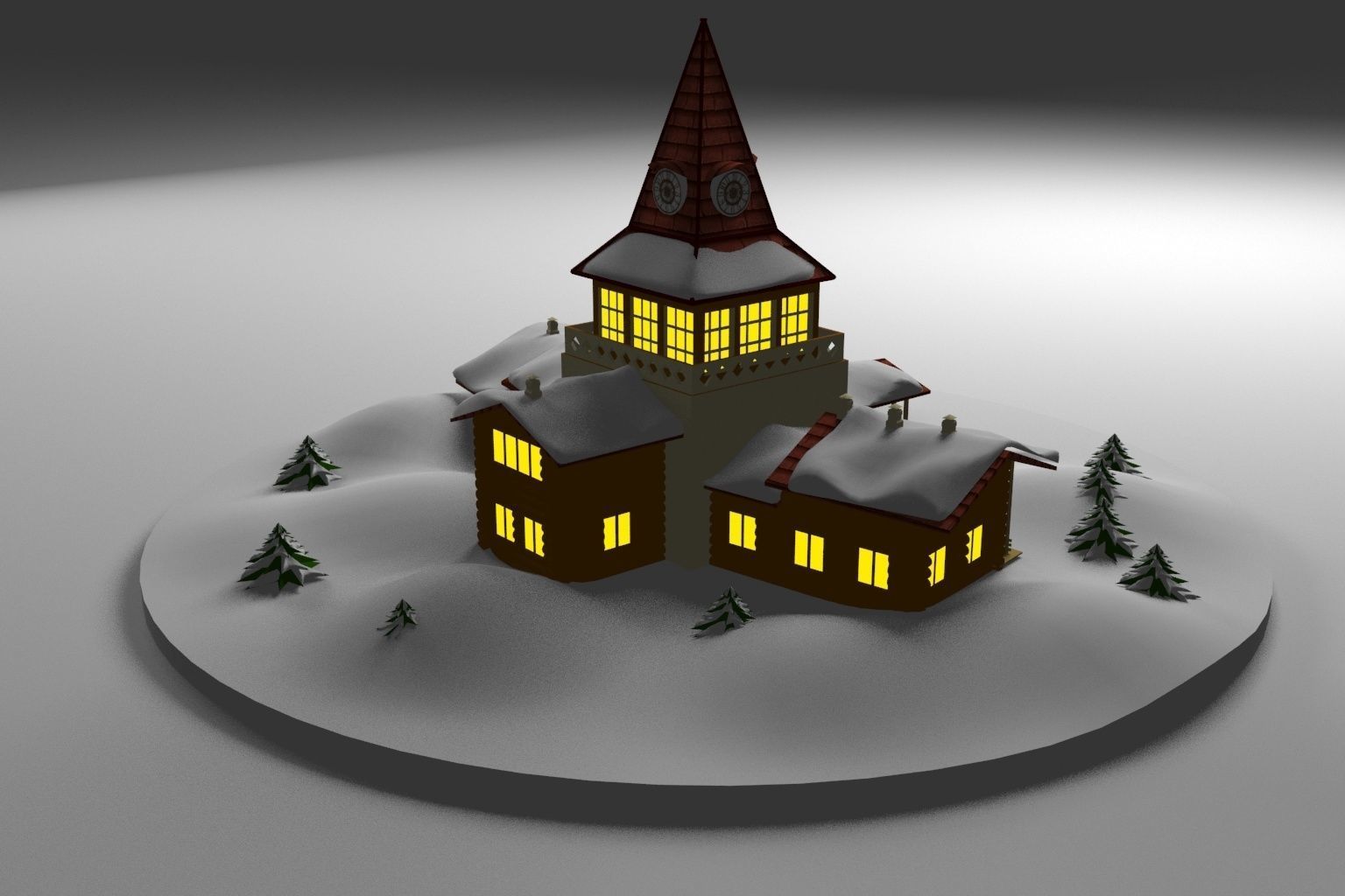 Santas house 3D model | CGTrader