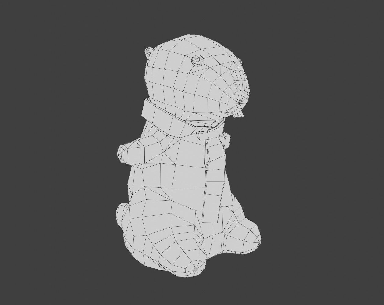 3D model Marmut teddy bear VR / AR / low-poly | CGTrader
