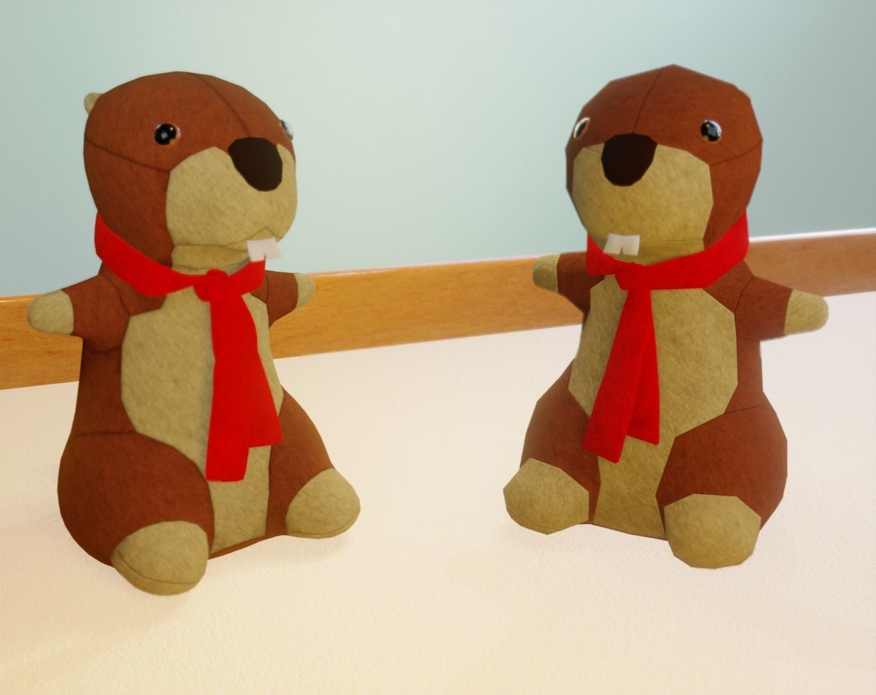 3D model Marmut teddy bear VR / AR / low-poly | CGTrader