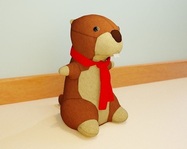 3D model Marmut teddy bear VR / AR / low-poly | CGTrader