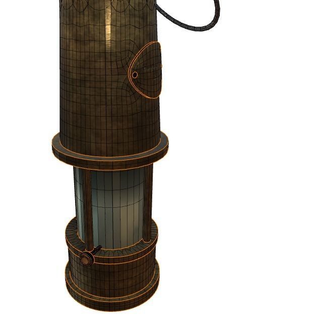 Miners lamp 3D model | CGTrader