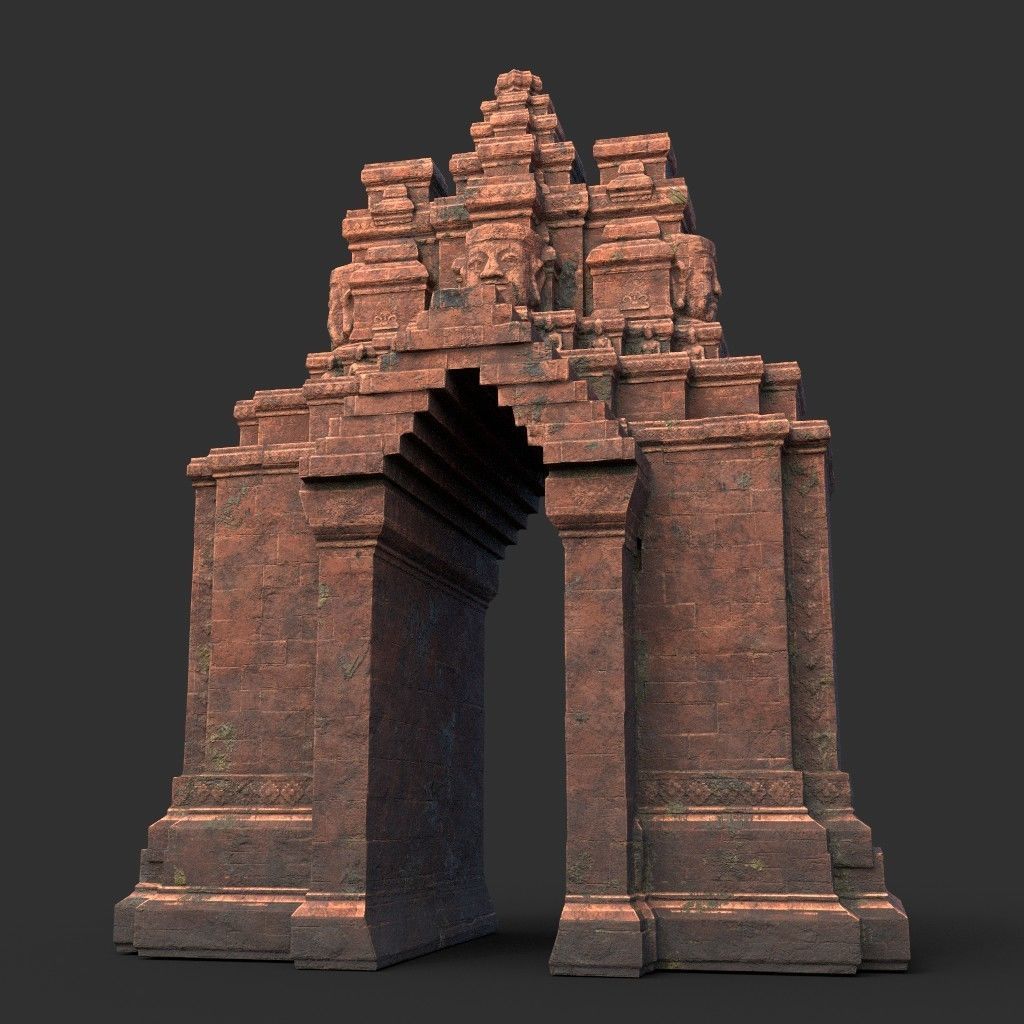 3D asset Low poly Ancient Temple 10 | CGTrader