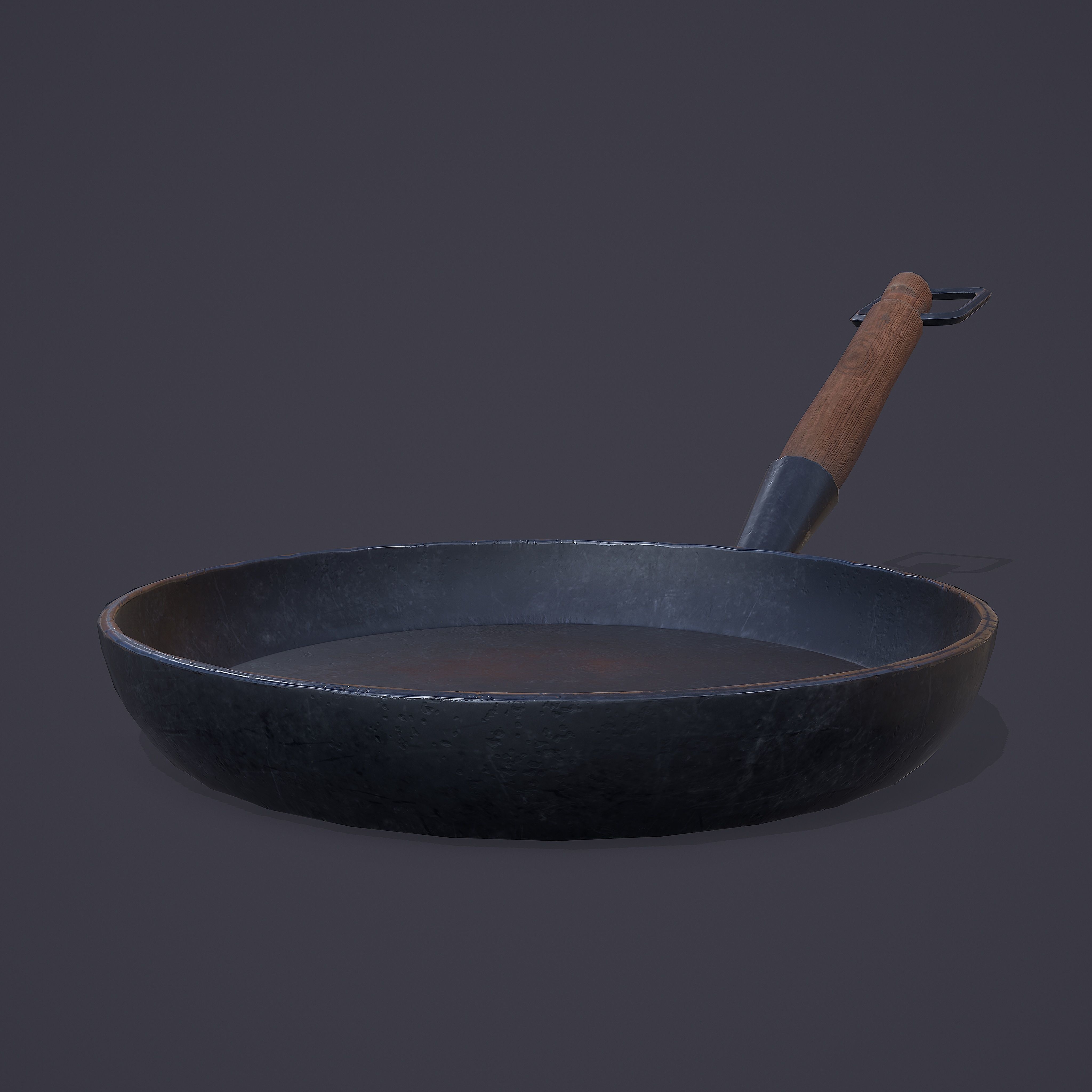 3D model Medieval Frying Pan VR / AR / low-poly | CGTrader