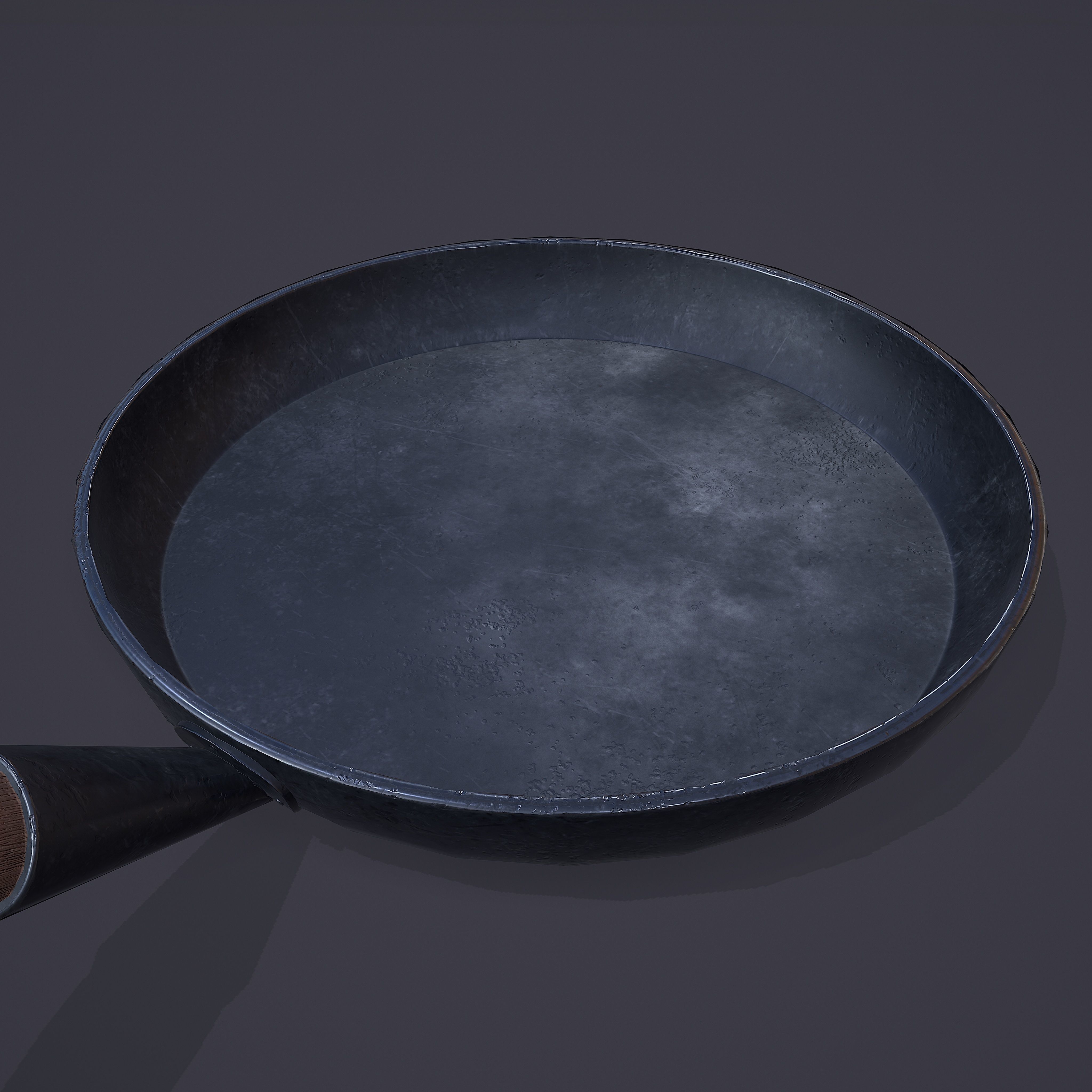 3D model Medieval Frying Pan VR / AR / low-poly | CGTrader