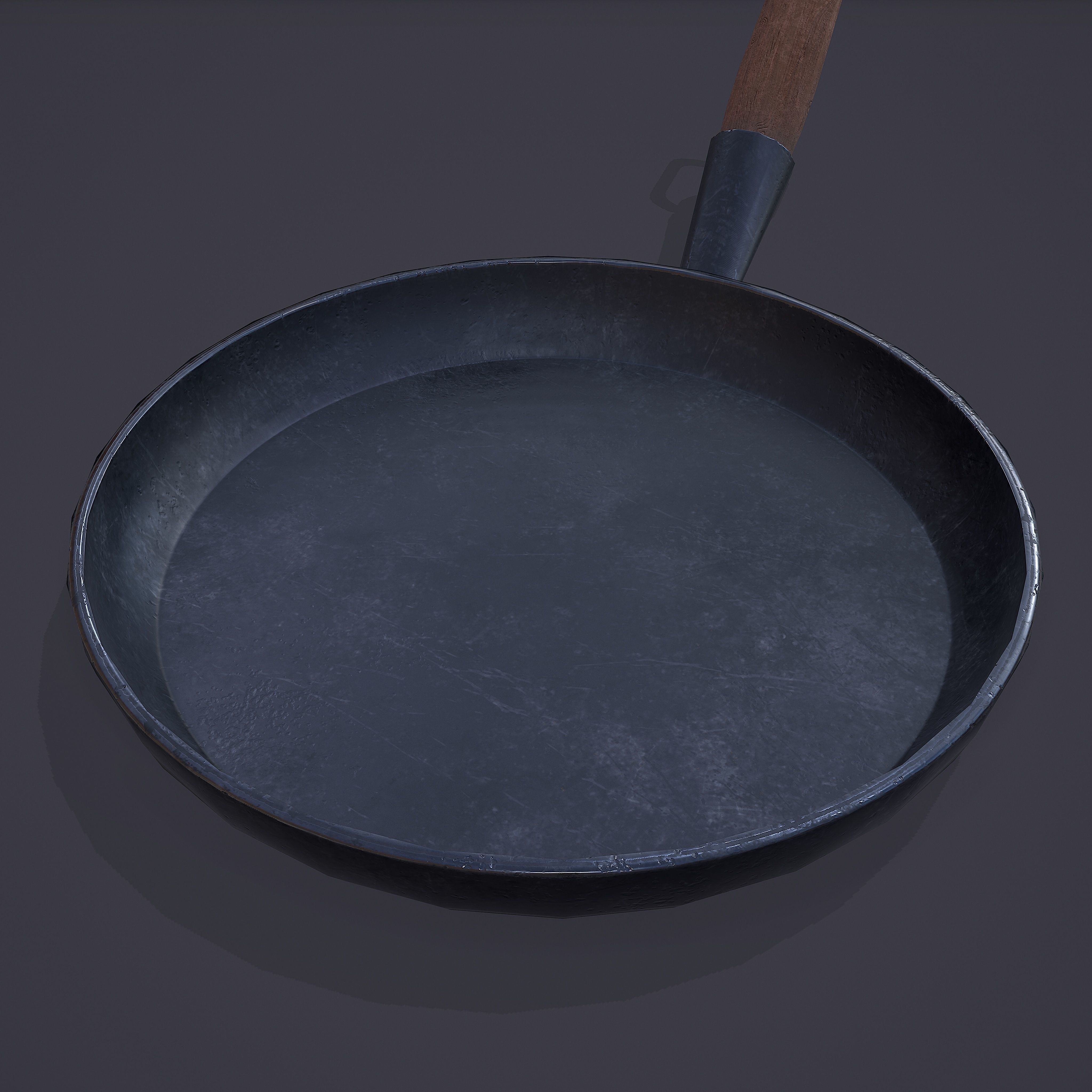 3D model Medieval Frying Pan VR / AR / low-poly | CGTrader