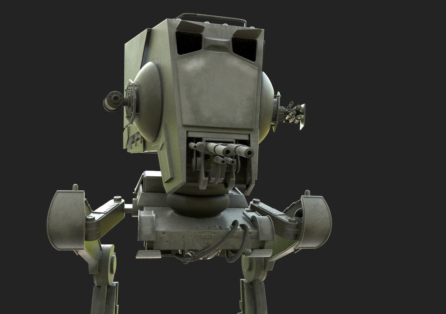 AT ST Scout Walker 3D model | CGTrader