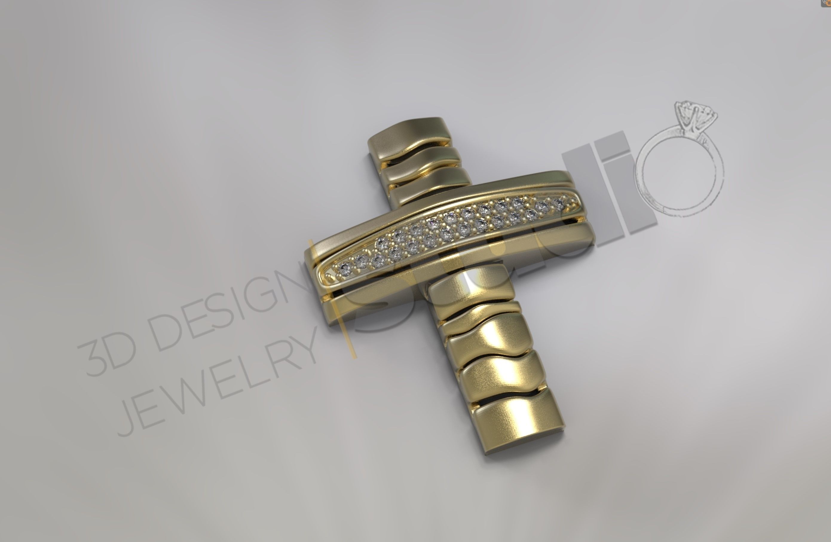 Skeleton bones cross design 3d model 3D model 3D printable | CGTrader