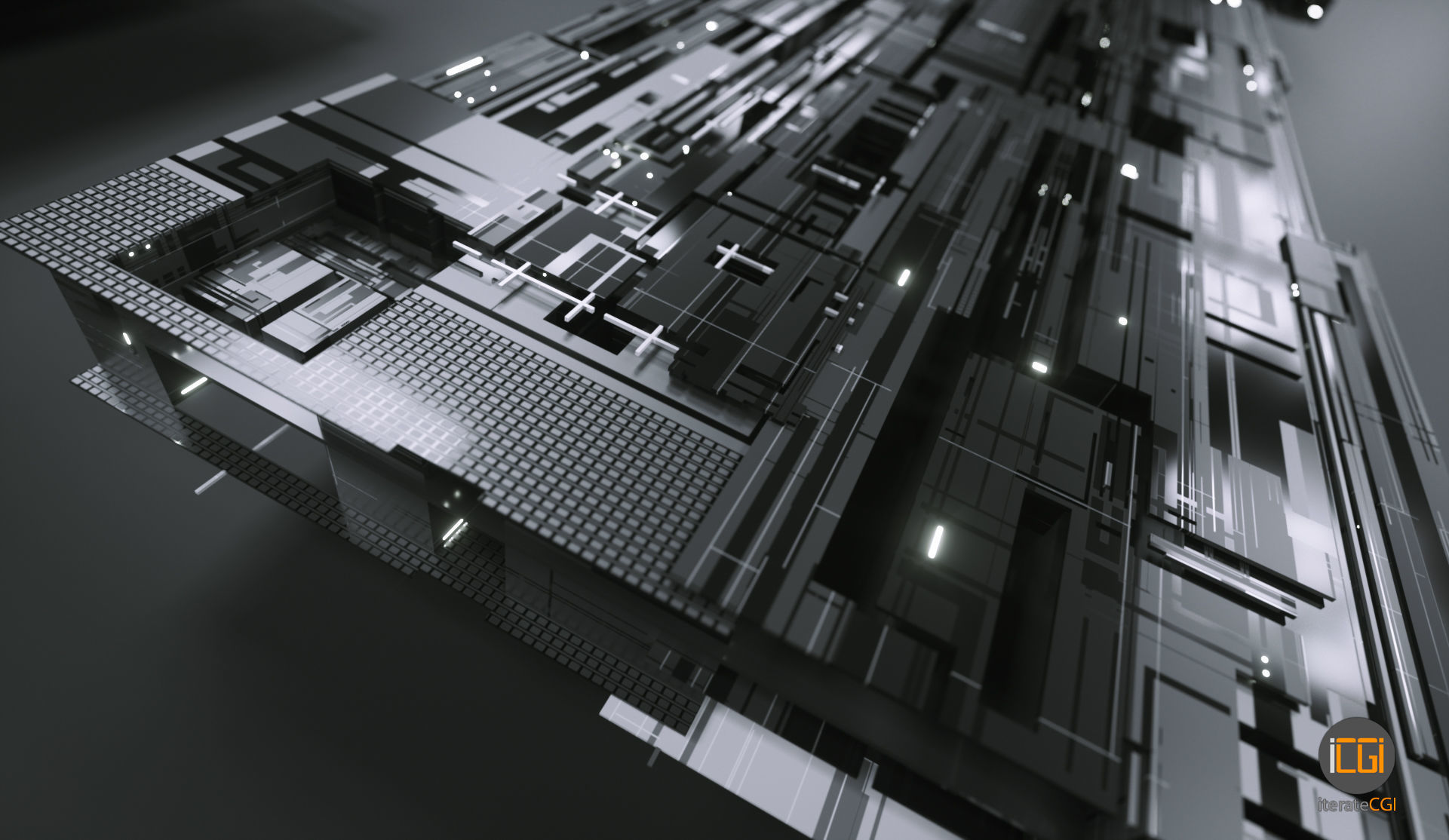 3D model Tech Greebles set 2 VR / AR / low-poly | CGTrader