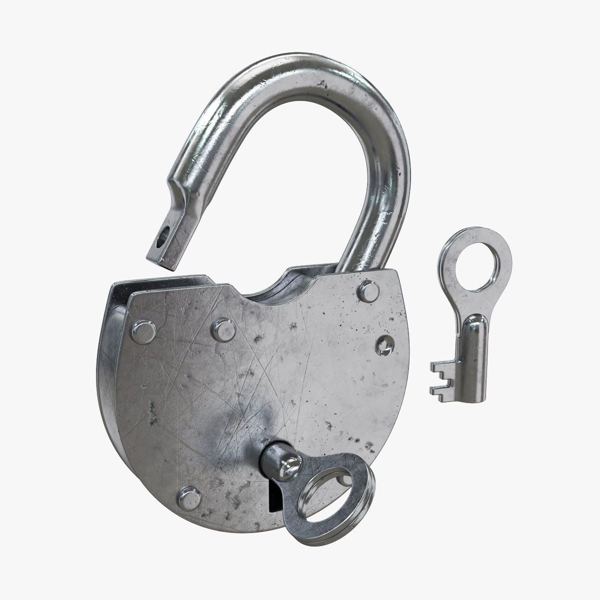 Padlock 3D model | CGTrader