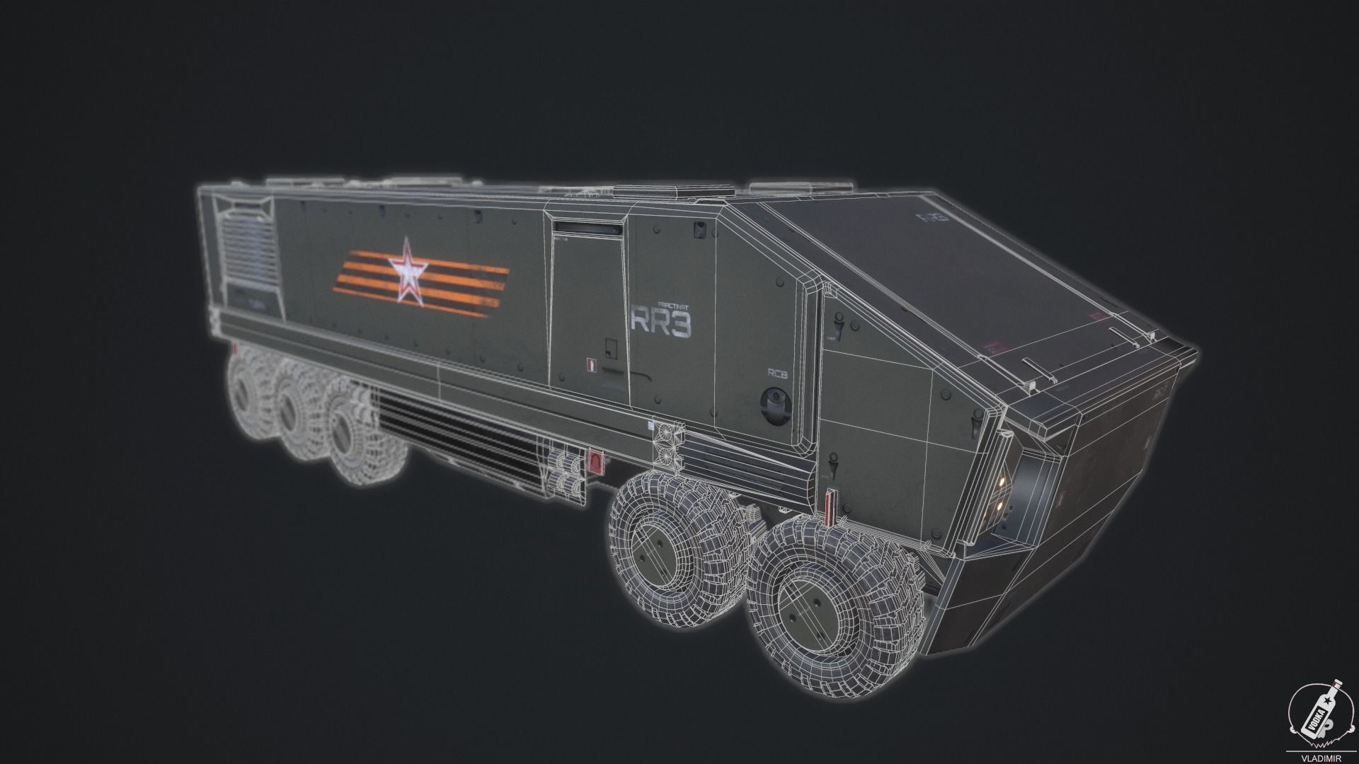 3D model Russian SCIFI APC VR / AR / low-poly | CGTrader